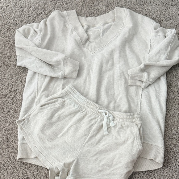 aerie | Intimates & Sleepwear | Aerie Soft Cream Lounge Set | Poshmark